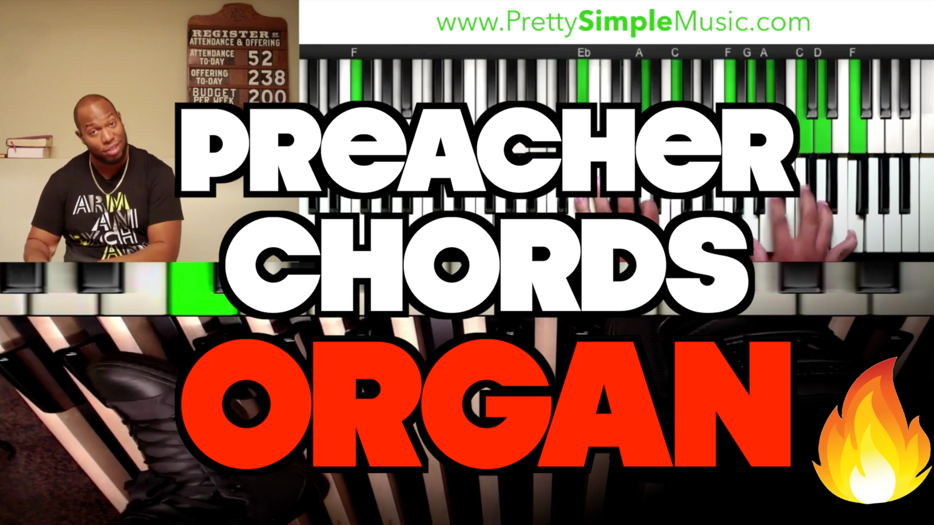 Preacher Chords - Organ
